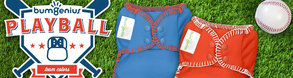 Home Run from BumGenius Diapers: Playball Series Is Here — Cloth Diaper ...