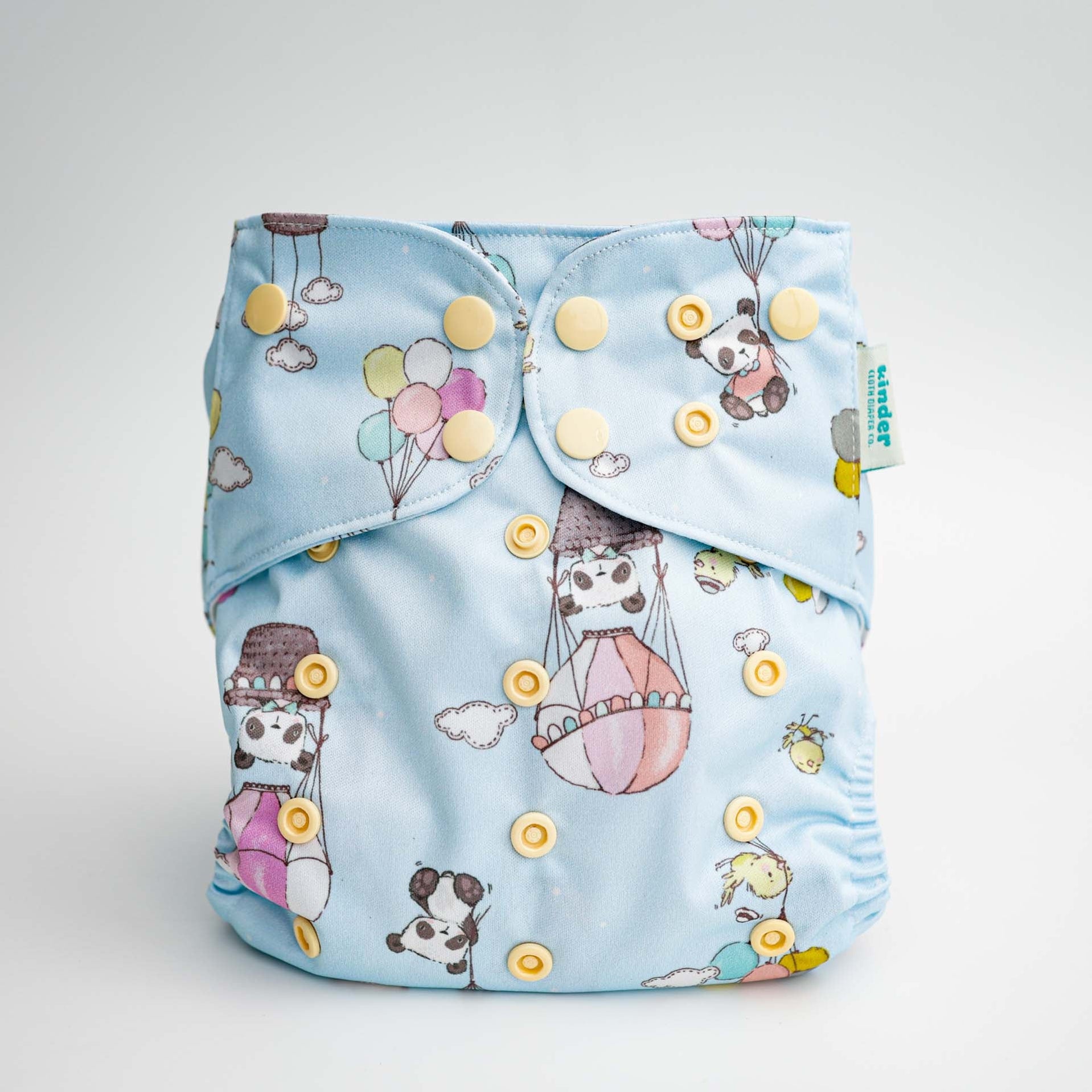 Kinder Pocket Cloth Diaper With Bamboo Insert (7-60lbs) — Cloth Diaper Kids