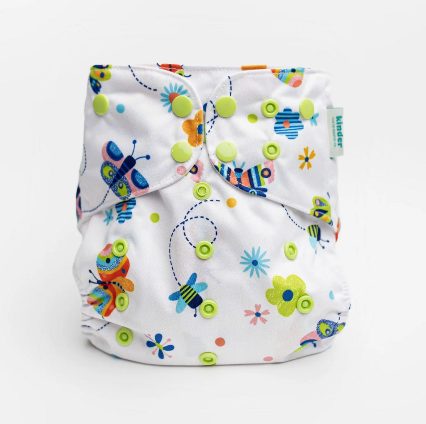 Kinder Pocket Cloth Diaper With Bamboo Insert (7-60lbs) — Cloth Diaper Kids
