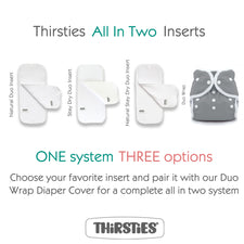 Thirsties Stay Dry and Natural Duo Inserts, Canada — Cloth Diaper Kids